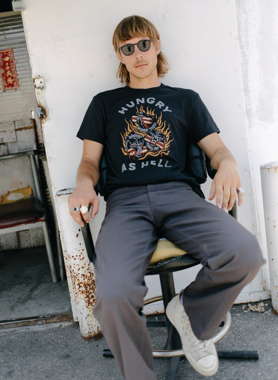 Hungry as Hell Hot Dog T-shirt | Hot Dogs Tee by PYKNIC – Pyknic