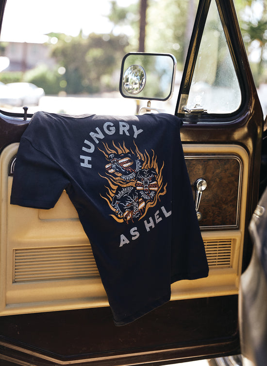 Hungry as Hell T-shirt | Hot Dogs Tee by PYKNIC – Pyknic