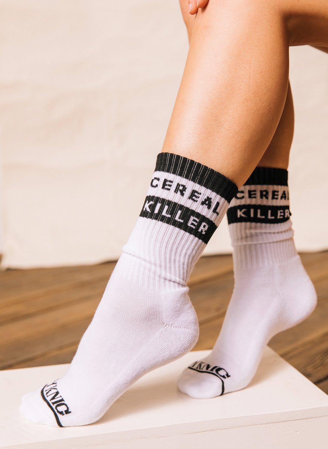 Cereal Killer Unisex Crew Socks. Breakfast Cereal Socks | Pyknic