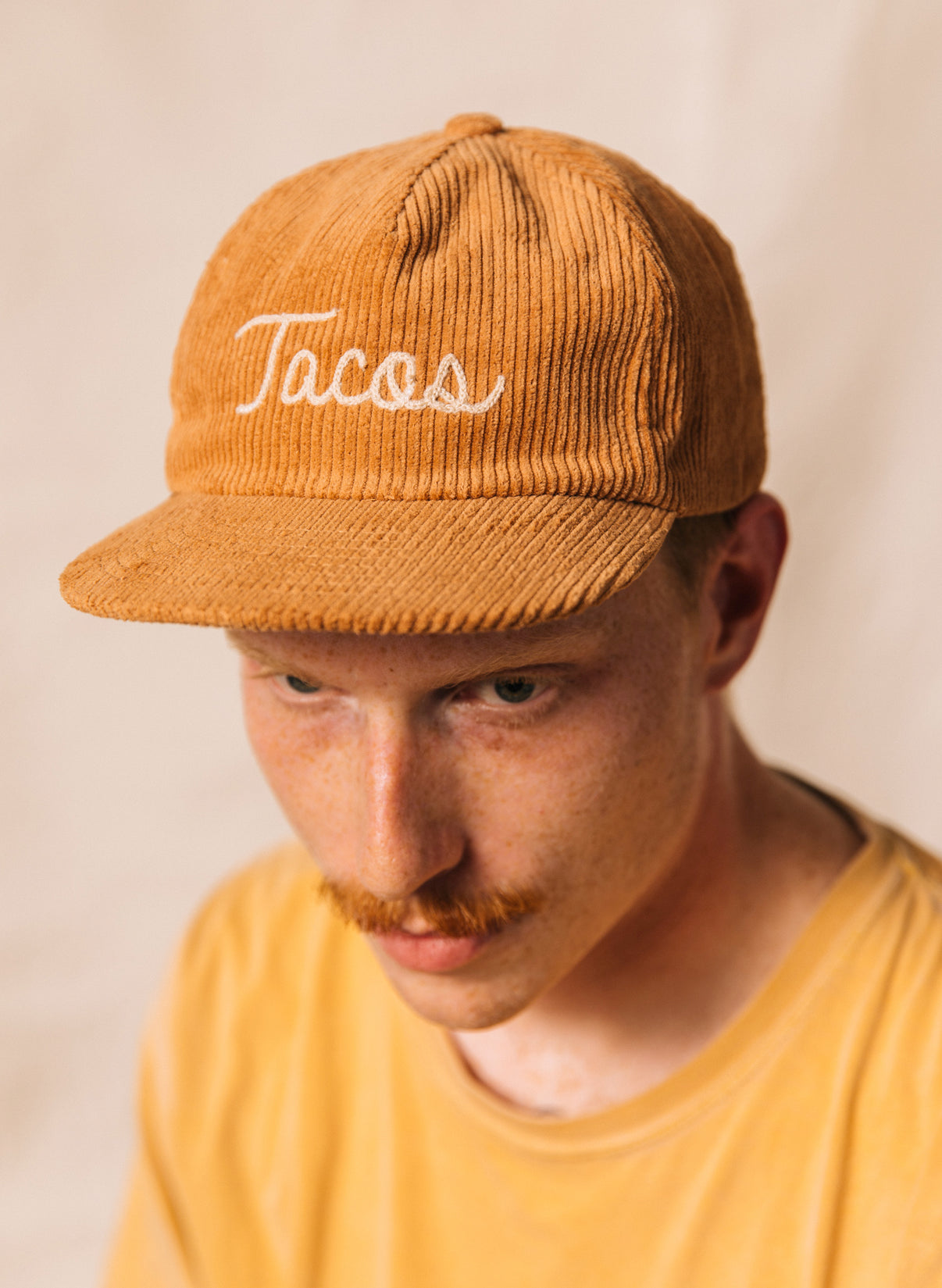 Tacos Chainstitch Unisex 5 Panel Hat. Taco Hat | Pyknic
